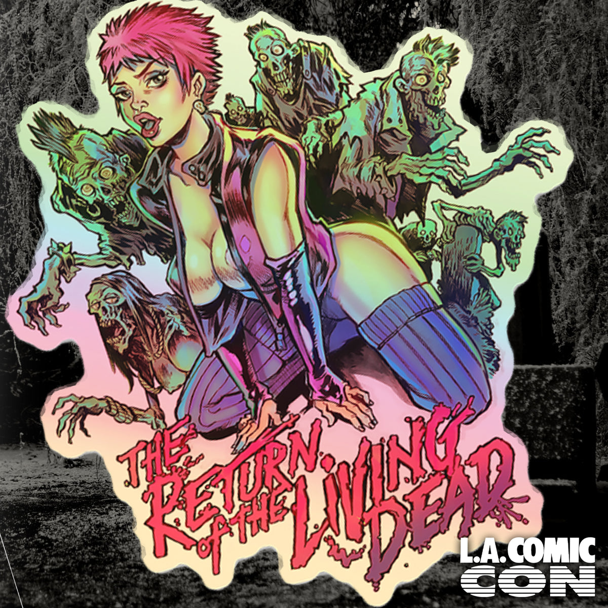 Trash Returns Sticker – Return of the Living Dead